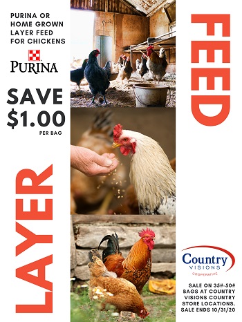 Purina Layer Feed Sale - Country Visions Cooperative